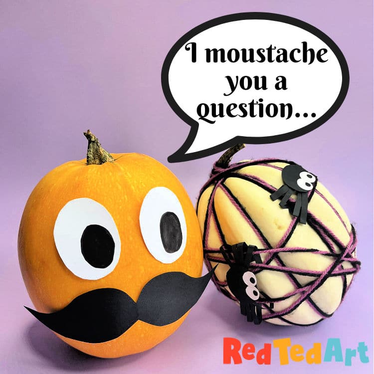 No-Carve Pumpkin Decorating Ideas - Red Ted Art - Kids Crafts