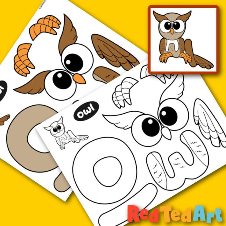 ABC Animal Crafts Printables for Classroom Use - Red Ted Art - Kids Crafts