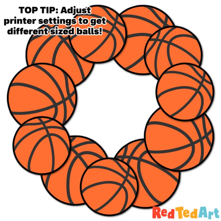 Basketball Crafts for Kids - Red Ted Art - Kids Crafts