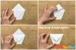 Easy Origami Basketball Paper Toy - Red Ted Art - Kids Crafts