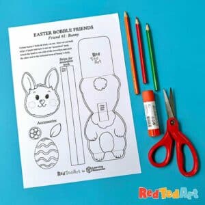 3d Easter Animal Craft with Printables - Red Ted Art - Kids Crafts