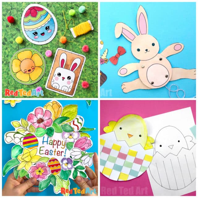 6 in 1 Easter Egg Printable Activities for Preschoolers - Red Ted Art ...