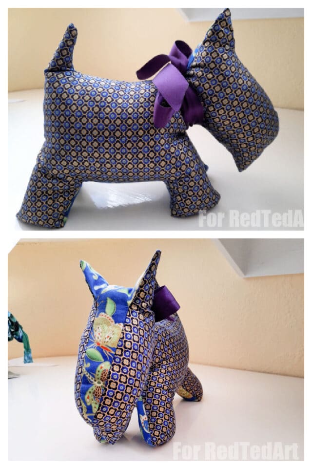 Scottie Door Stop & Free Dog Patterns