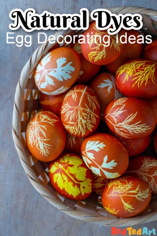 How to Dye Eggs Naturally - Red Ted Art - Kids Crafts