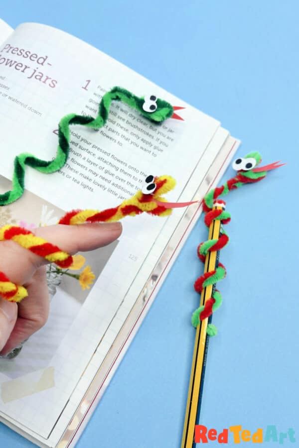 Pipe Cleaner Snake Craft - Year of the Snake 2025 - Red Ted Art - Kids ...