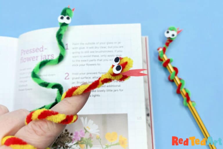 Pipe Cleaner Snake Craft - Year of the Snake 2025 - Red Ted Art - Kids ...