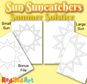 Sun Paper Crown for Preschoolers on Summer Solstice! - Red Ted Art ...