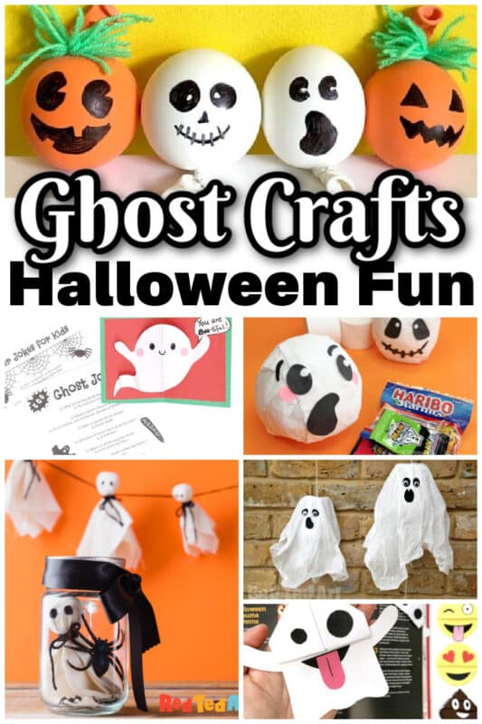 Easy Ghost Craft Ideas for Kids of all Ages - Red Ted Art - Kids Crafts