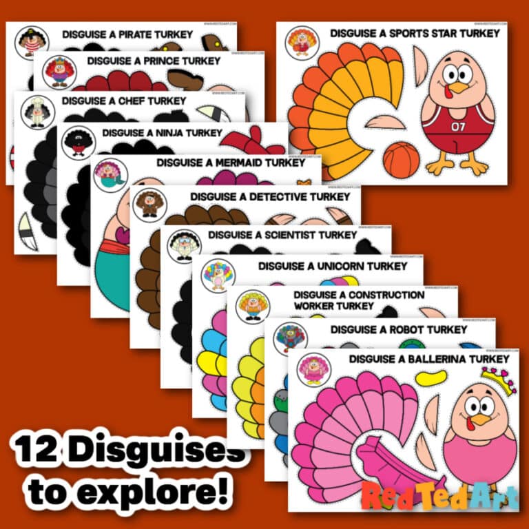 14 Disguise a Pumpkin Ideas Coloring Pages - Red Ted Art - Kids Crafts