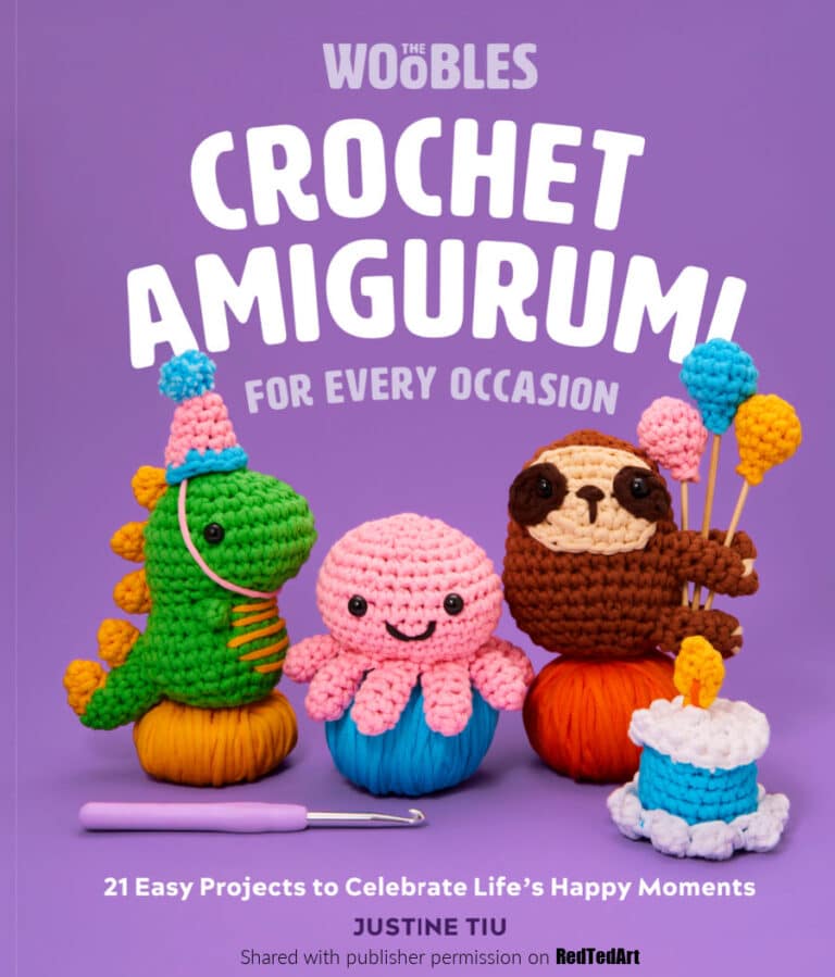 Amigurumi Dinosaur Crochet Pattern Woobles - Red Ted Art - Kids Crafts
