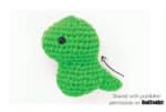 Amigurumi Dinosaur Crochet Pattern Woobles - Red Ted Art - Kids Crafts