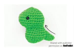 Amigurumi Dinosaur Crochet Pattern Woobles - Red Ted Art - Kids Crafts
