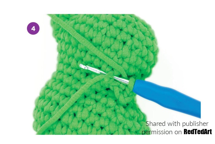Amigurumi Dinosaur Crochet Pattern Woobles - Red Ted Art - Kids Crafts