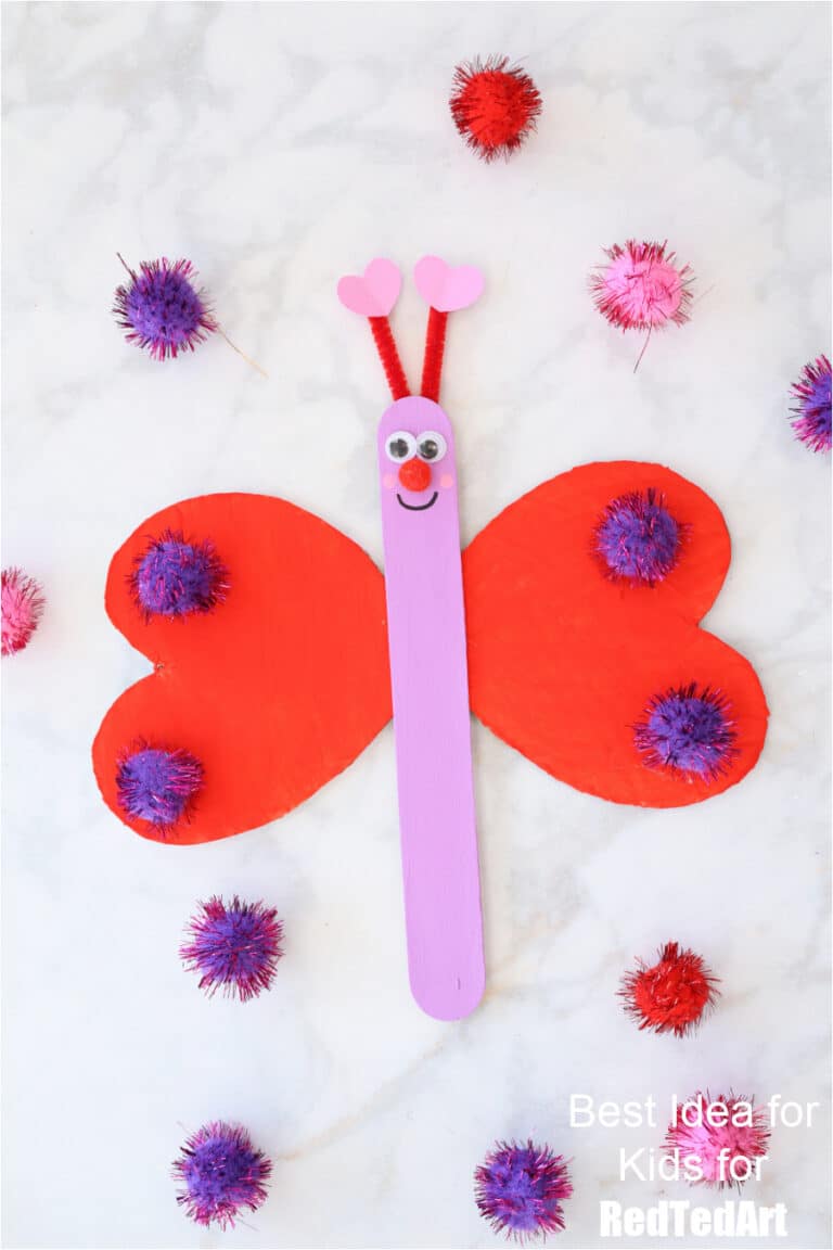 Easy Love Bug Craft for Preschoolers on Valentine's Day! - Red Ted Art ...