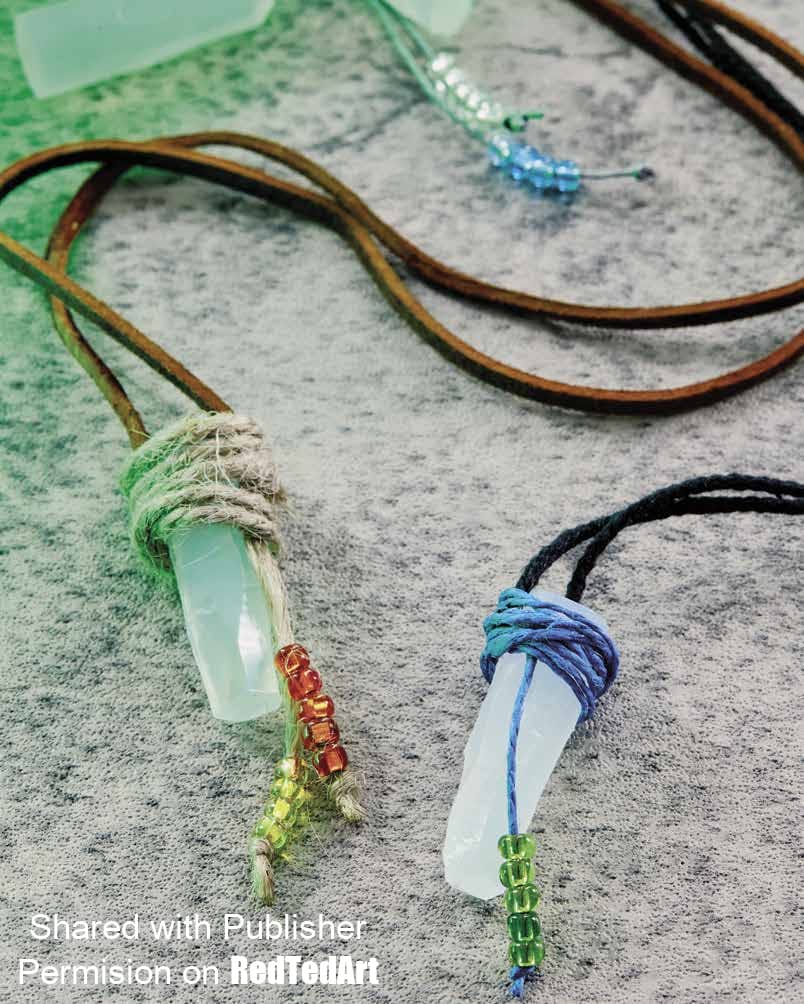 DIY Faux Crystal Pendants - Red Ted Art - Kids Crafts