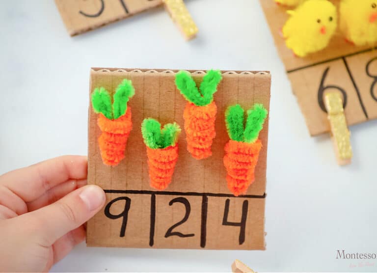 Sensory Easter Counting Activity - Red Ted Art - Kids Crafts
