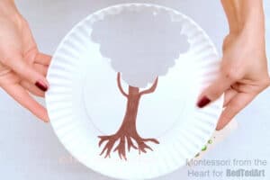 Four Seasons Tree - Paper Plate Spinner - Red Ted Art - Kids Crafts