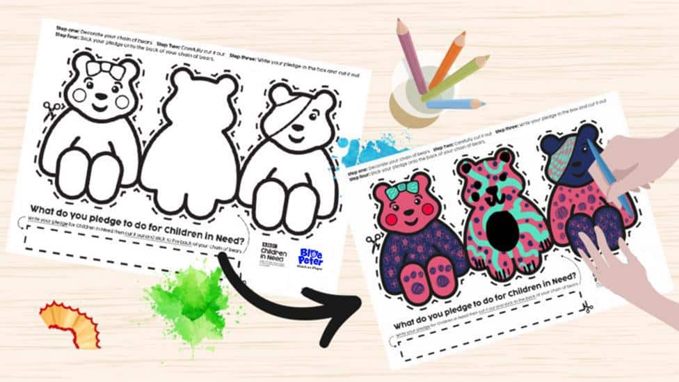 12+ Pudsey Bear Crafts for Kids Children in Need Crafts 2025 - Red Ted ...