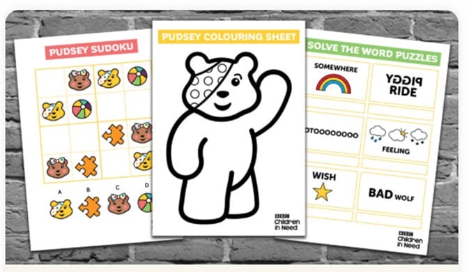 12+ Pudsey Bear Crafts for Kids Children in Need Crafts 2025 - Red Ted ...