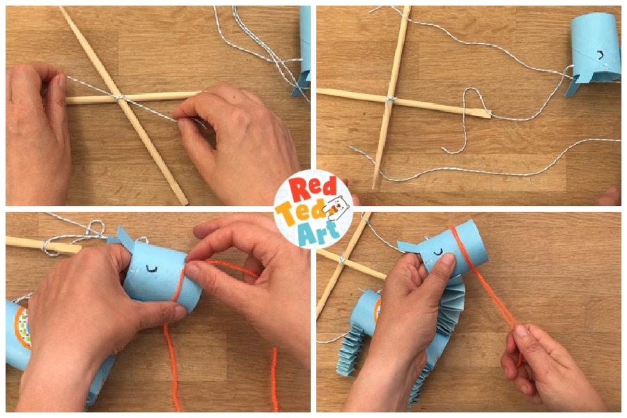 Easy Toilet Roll Llama Puppets for Kids - Red Ted Art - Kids Crafts