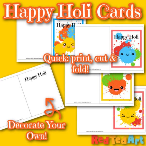 Fun Holi Ideas & Activities for Kids - Red Ted Art - Kids Crafts
