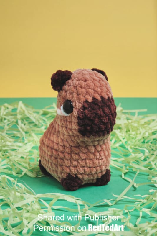free capybara crochet pattern Archives - Red Ted Art - Kids Crafts