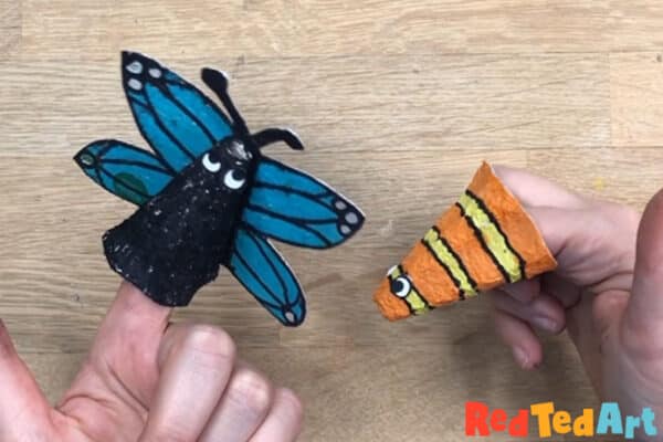 Egg Carton Butterfly Craft - Red Ted Art - Kids Crafts