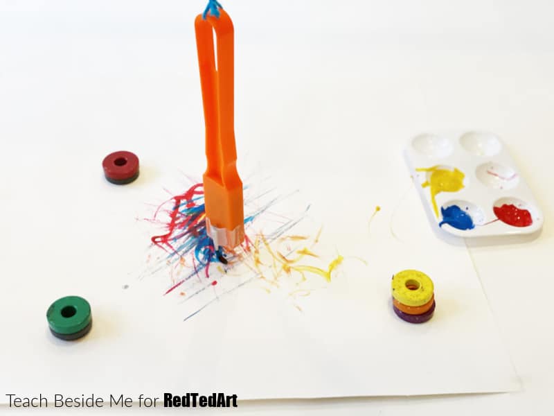 Magnet Pendulum Painting: A Fun Science Art Activity for Kids - Red Ted ...